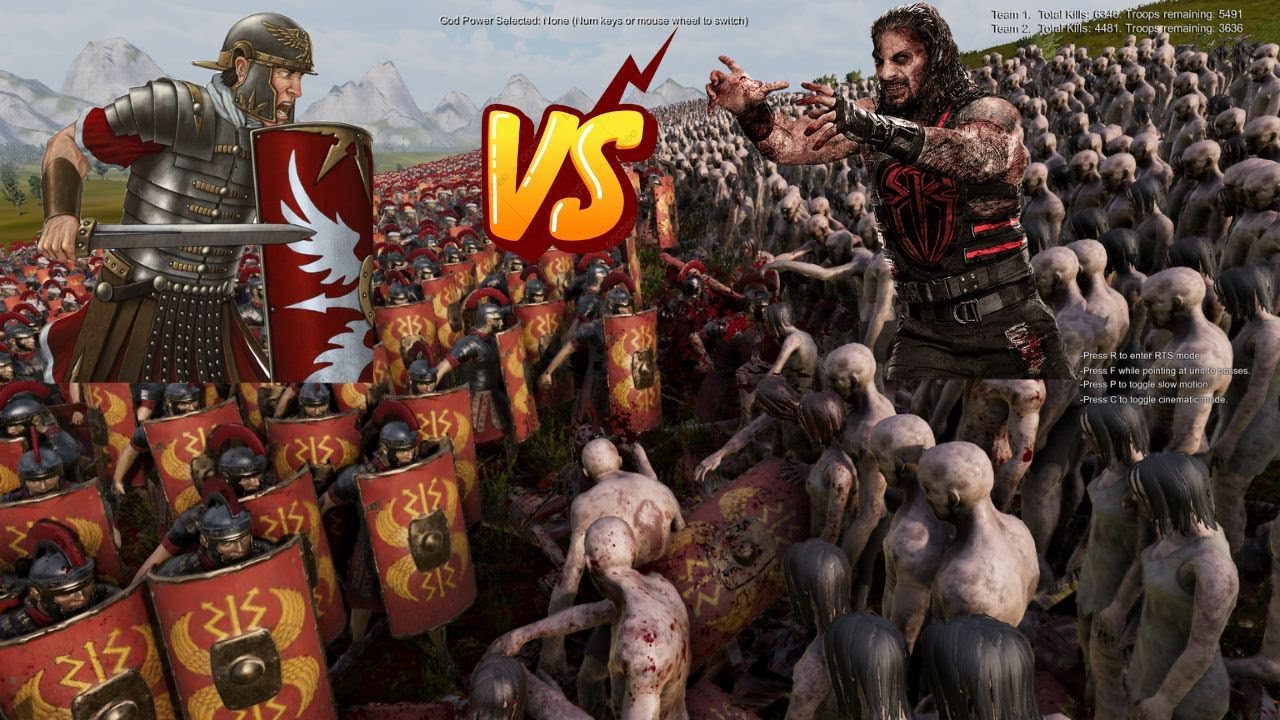 100000 ZOMBIES VS 100000 ROMANS - ULTIMATE EPIC BATTLE SIMULATOR 2 ...