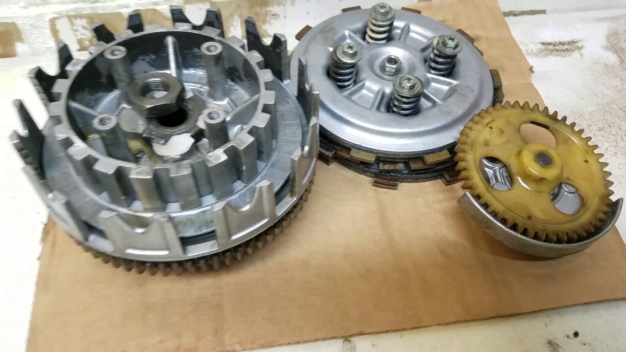 1985 Yamaha BW200 Project: Engine 3 - Clutch - YouTube