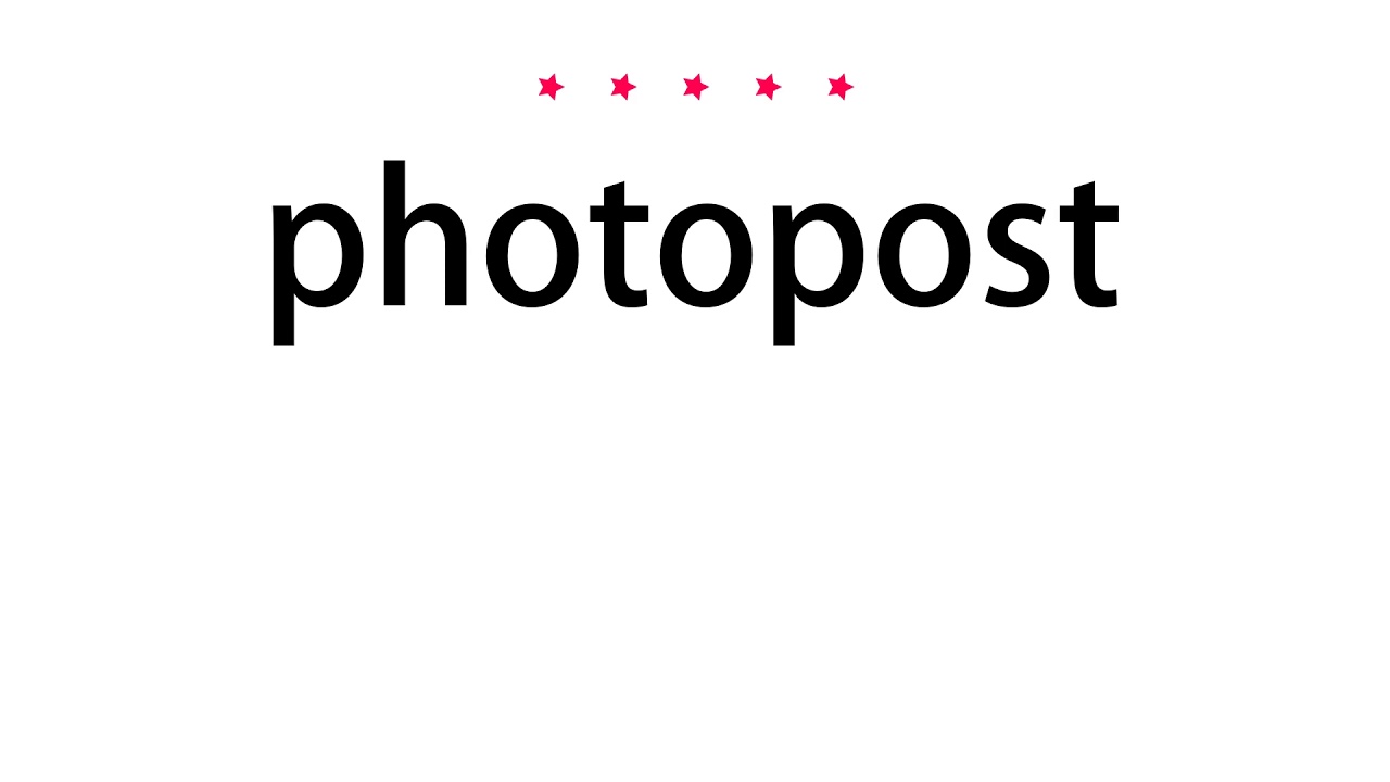 How to pronounce photopost - Vocab Today - YouTube
