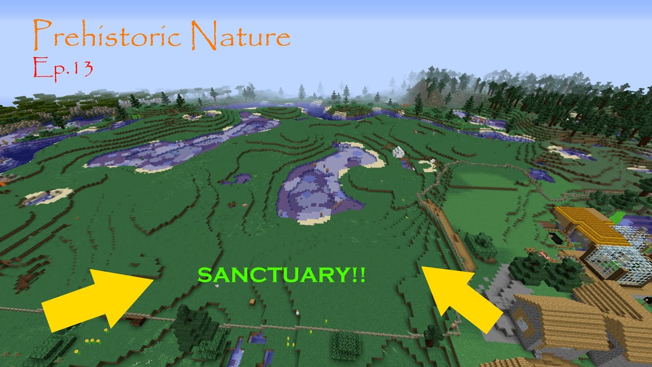 Getting nice and busy | Minecraft Prehistoric Nature |Ep.13 - YouTube