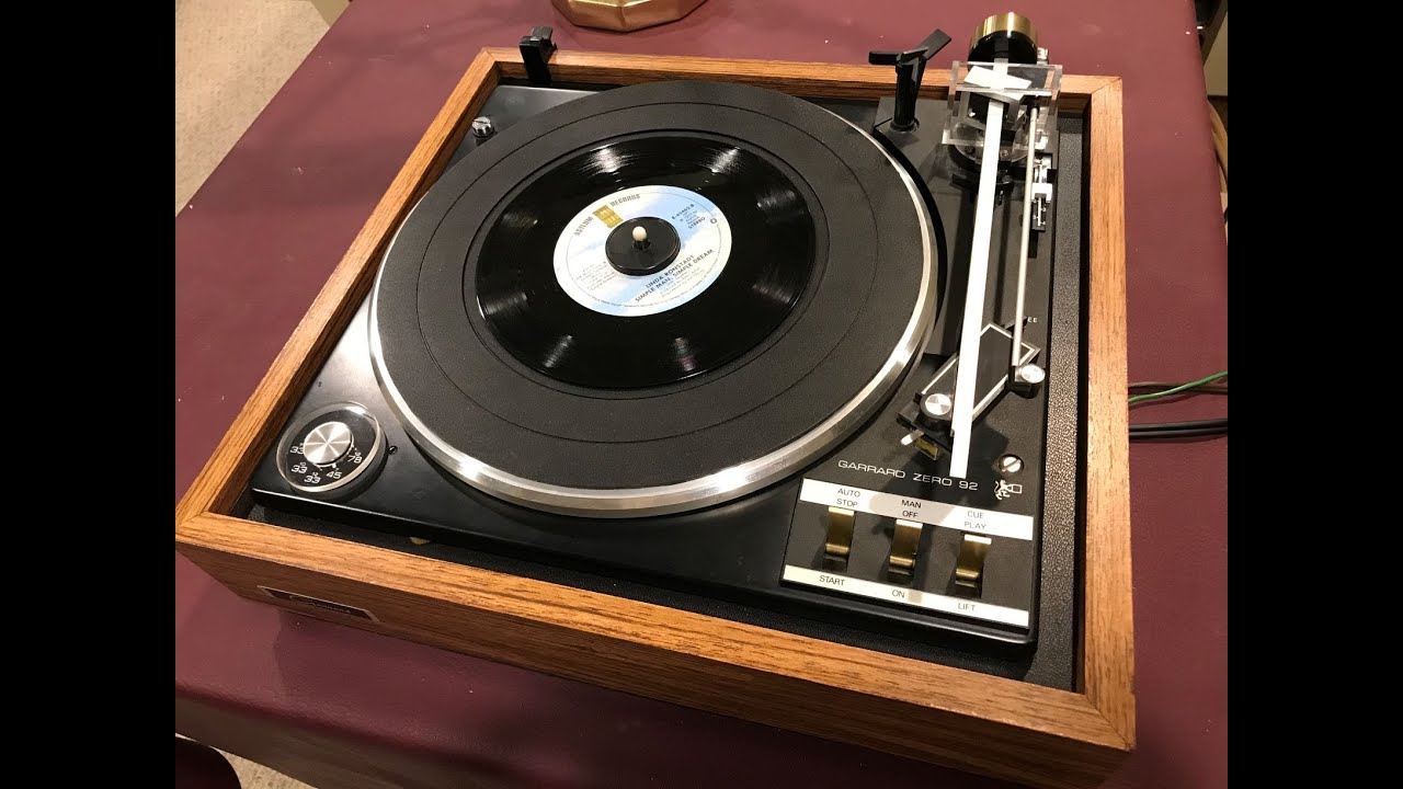 Garrard Zero Turntable Tone Arm Repair and Replacement - YouTube