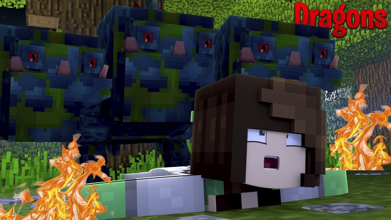 SAVING BELLA & THE 3 HEADED DRAGON! - Minecraft Dragons - YouTube