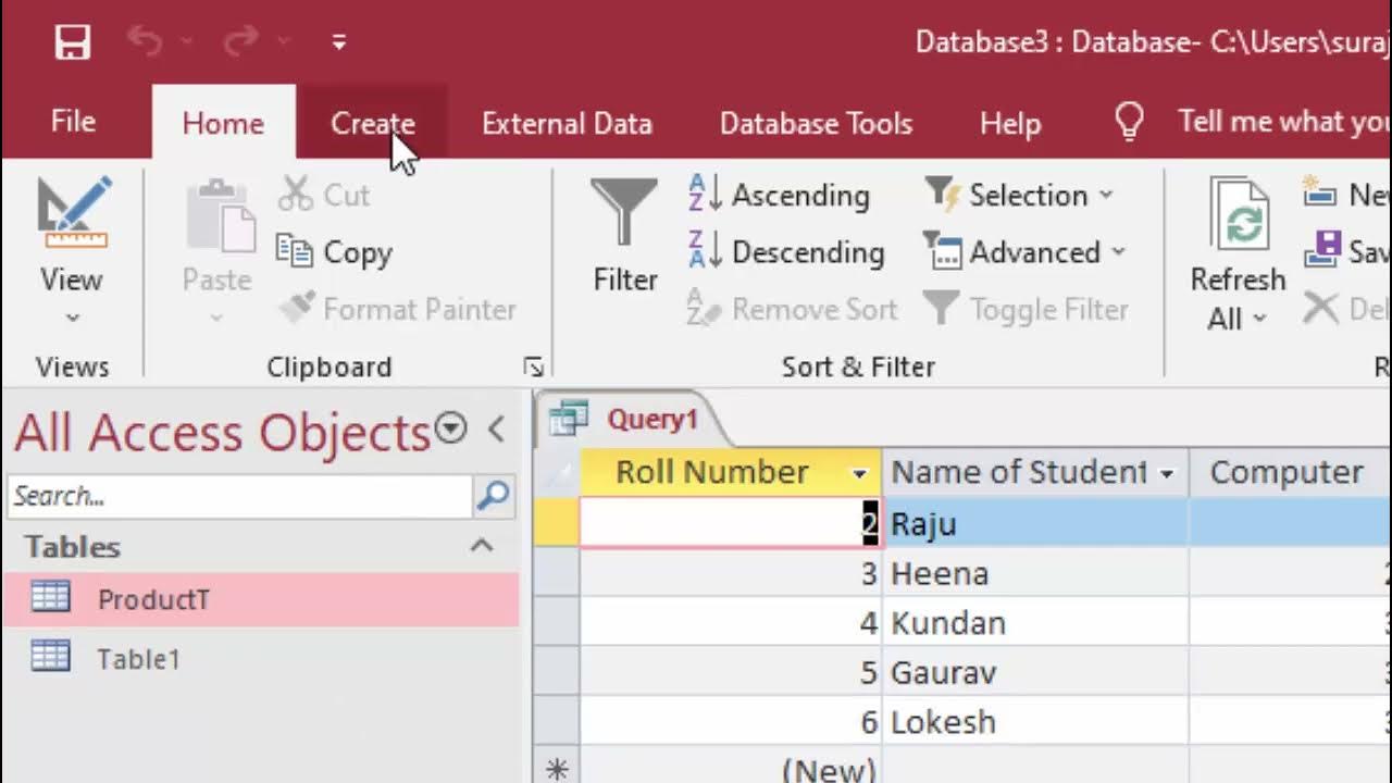 Set Different Criteria In Microsoft Access Computerexcelsolution Youtube