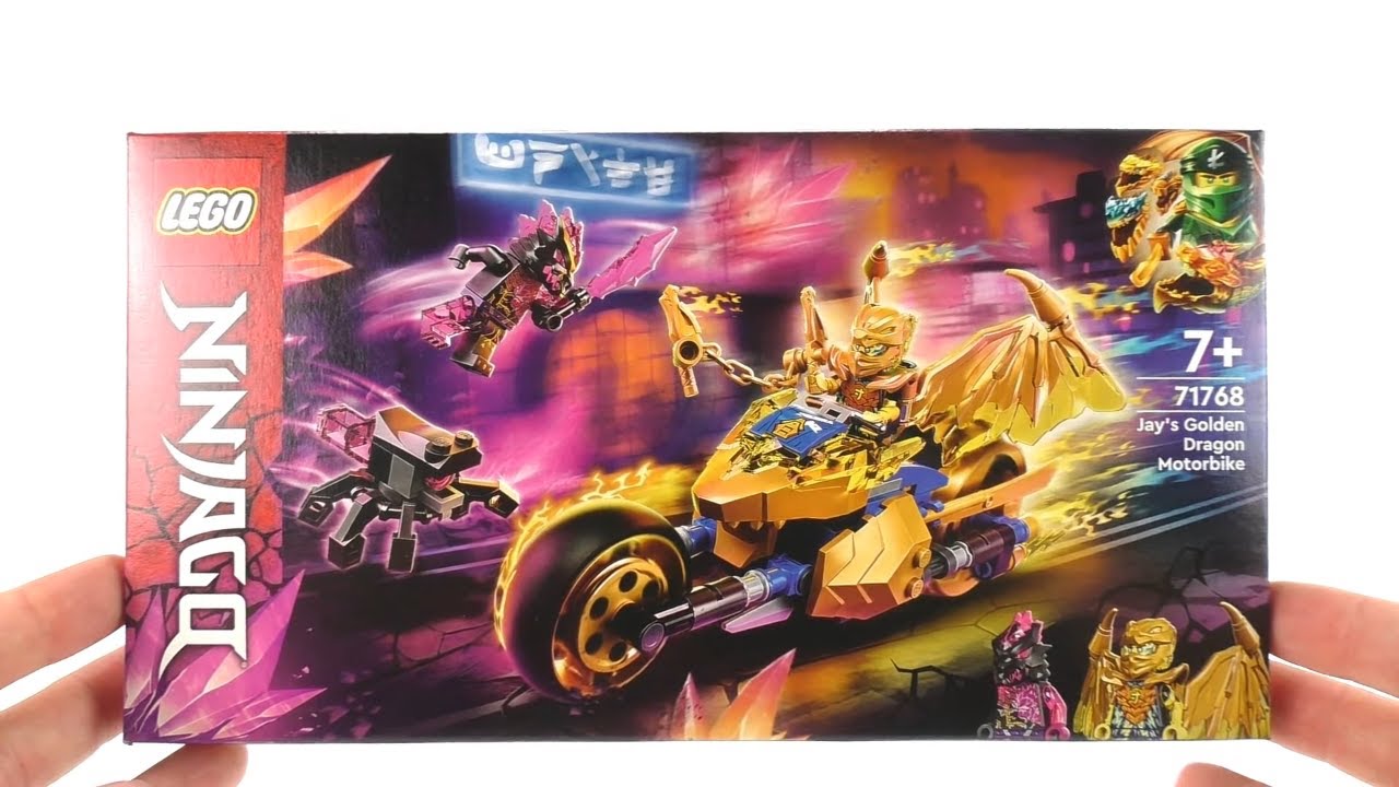 LEGO Ninjago Crystalized Set 71768 - Golddrachen-Motorrad / Sommer Set ...