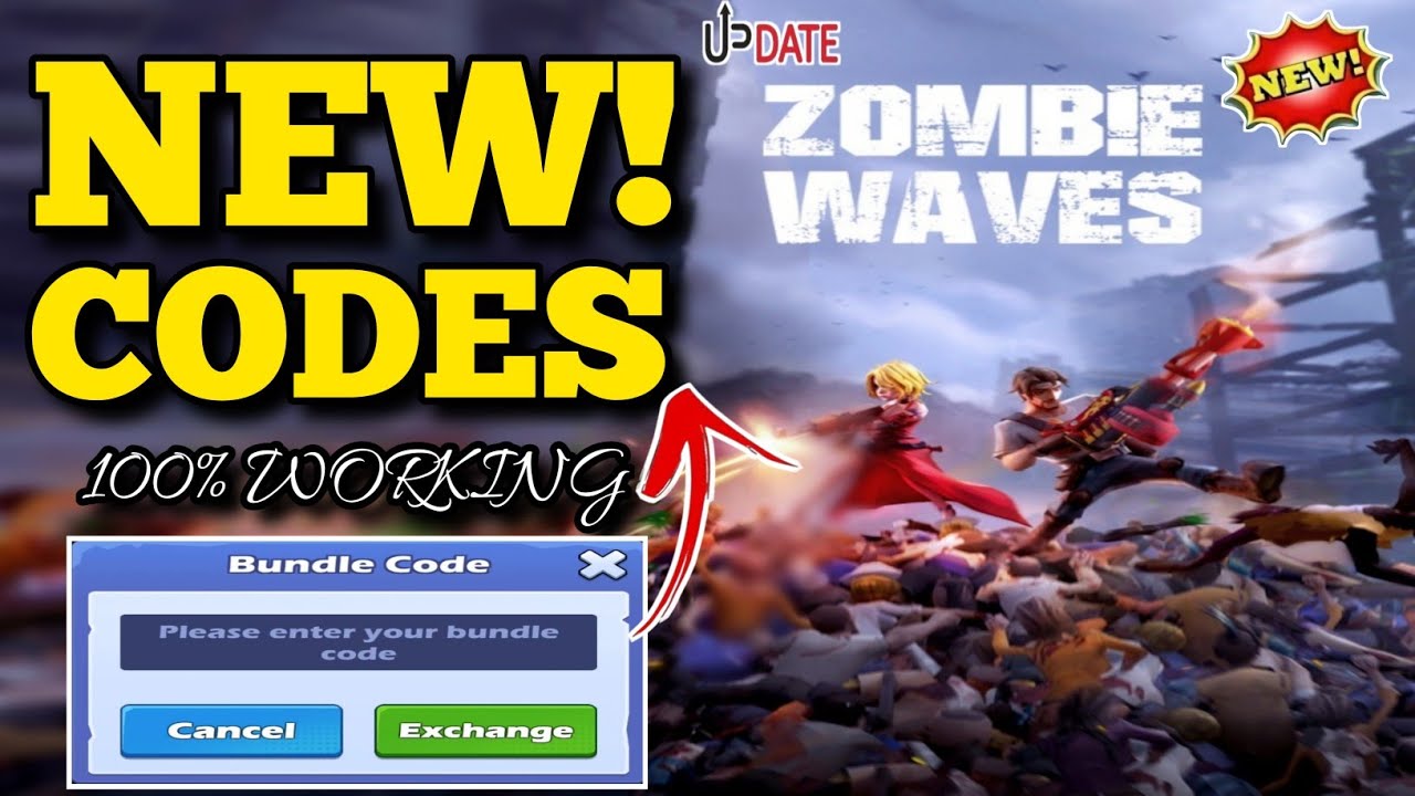 🔥ZOMBIE WAVES🔥 7 ACTIVE GIFT CODES | ZOMBIE WAVES BUNDLE CODES | New Zombie Waves Gift Codes ...