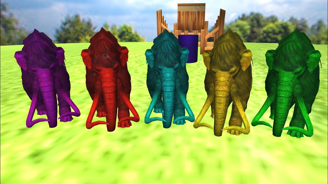 Mammoth Escape Room Challenge | Animal Crossing Fountain | Colorful # ...
