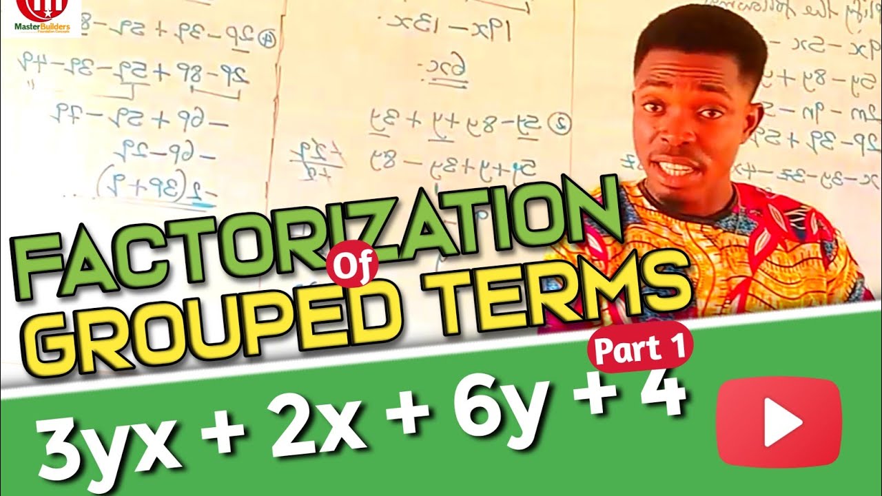 How to factorized grouped terms in algebra | Lesson 7 | Q25 - Q30 - YouTube