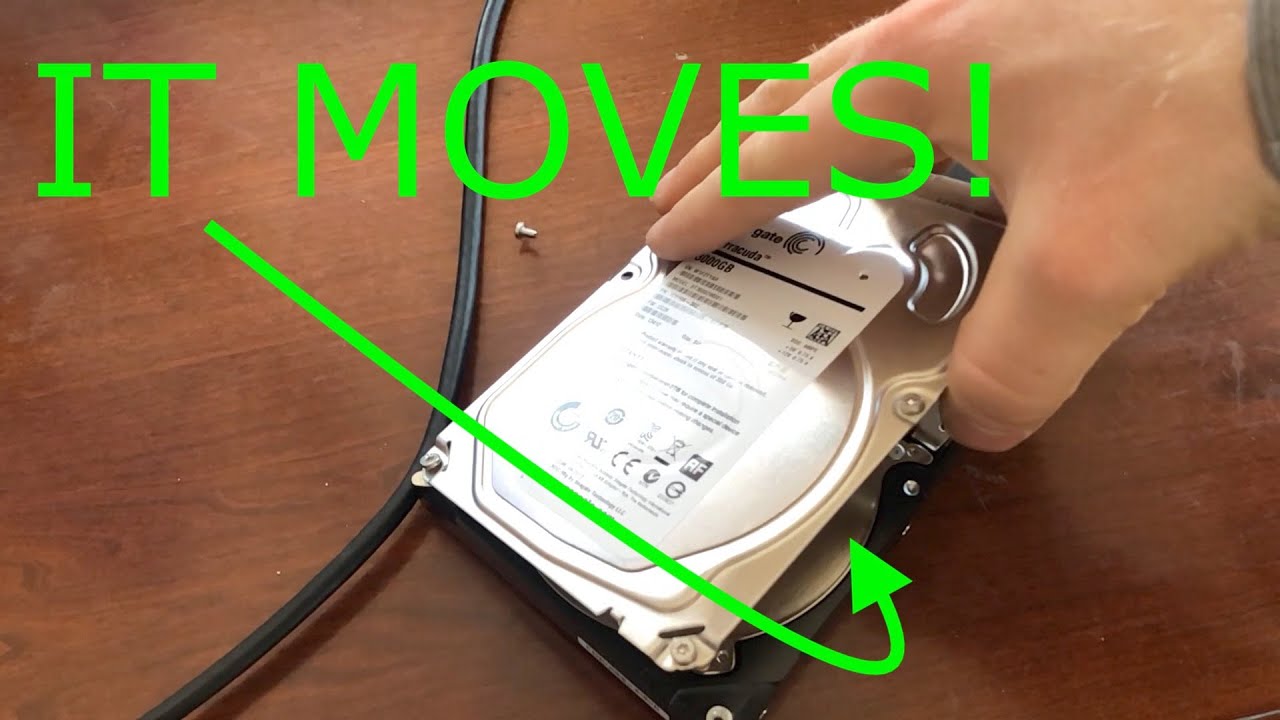 Hard Drive Guts - Inside A Spinning HDD - YouTube