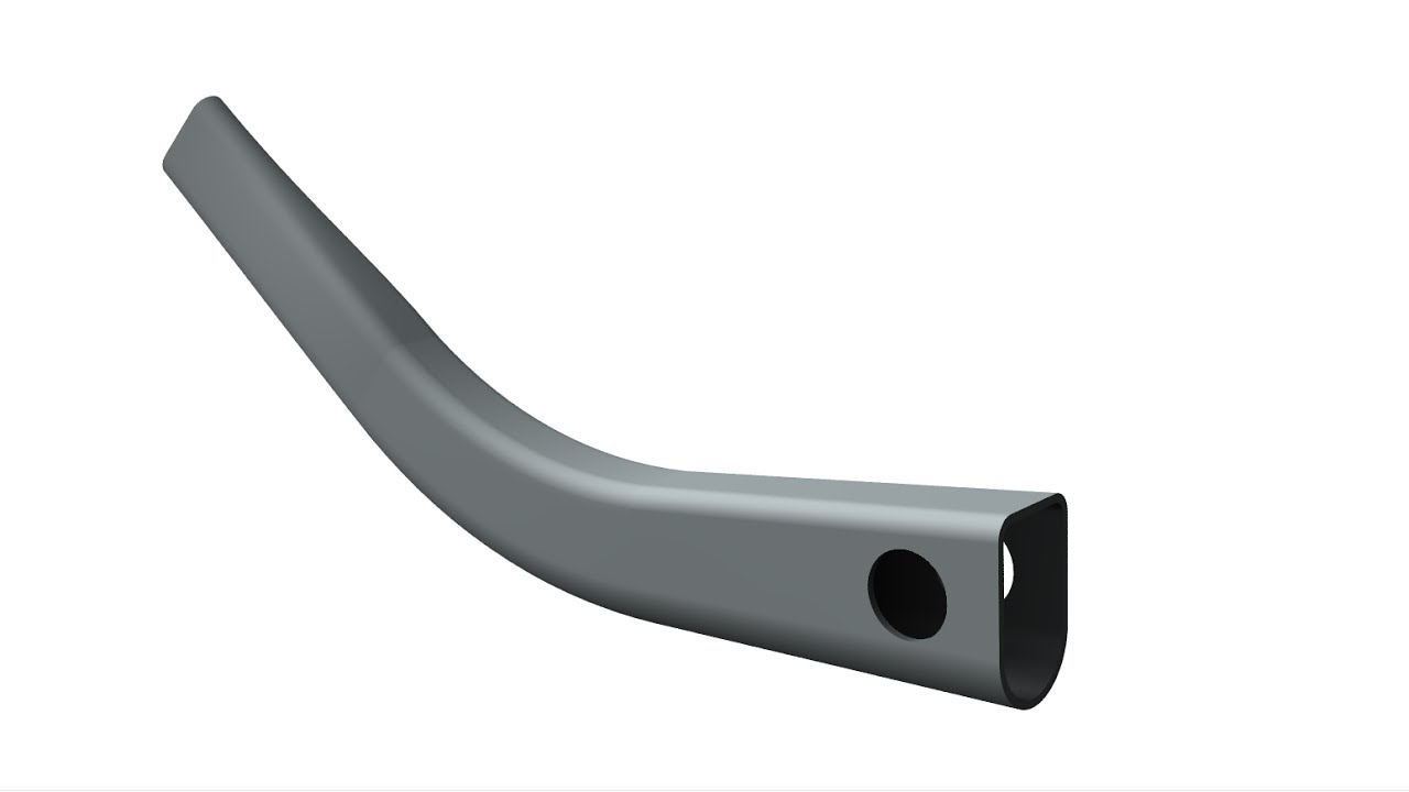 Curved Pipe Bend Pipe With Different Cross Section In NX Siemens 10 Curved Pipe Bend Pipe With Different Cross Section In NX Siemens 10