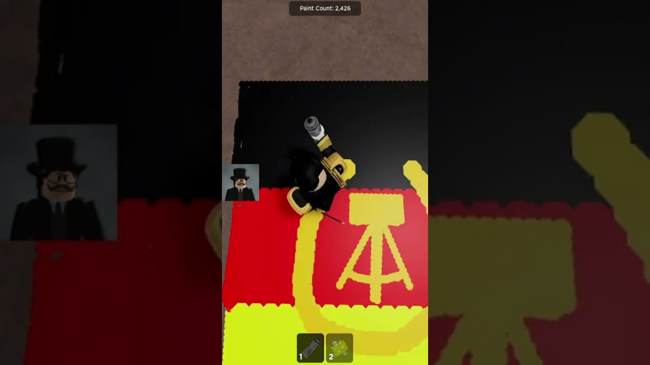 Drawing 2 german flags on roblox spray paint #shorts - YouTube