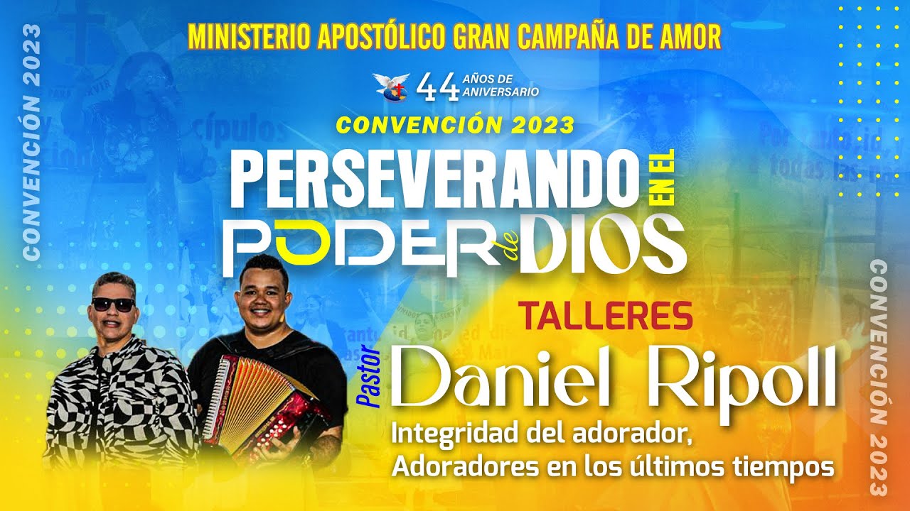 PASTOR DANIEL RIPOLL - TALLER 3 "Integridad del adorador, Adoradores en ...