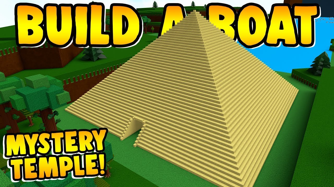 Build a Boat SECRET TEMPLE! ( With MAZE! ) - YouTube