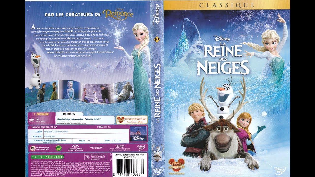 Debut de Disney's La Reine des neiges (Disney's Fastoche)(film 2013 ...