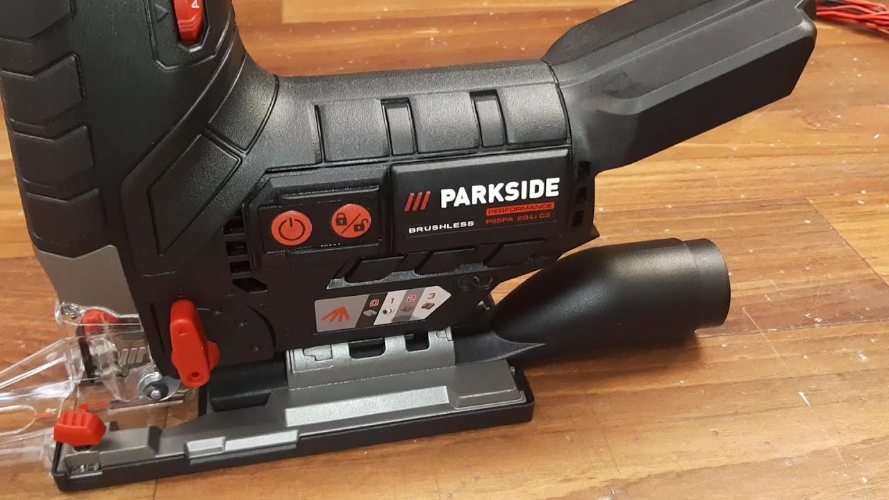 Parkside Perfomance PSSPA 20-li C3 Cardless Jigsaw 20 - YouTube
