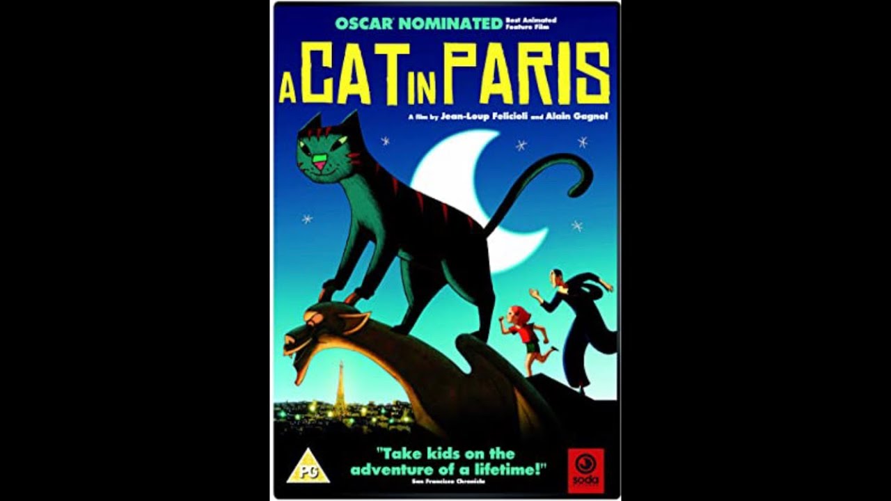 A Cat in Paris (2012) DVD Menu Walkthrough - YouTube