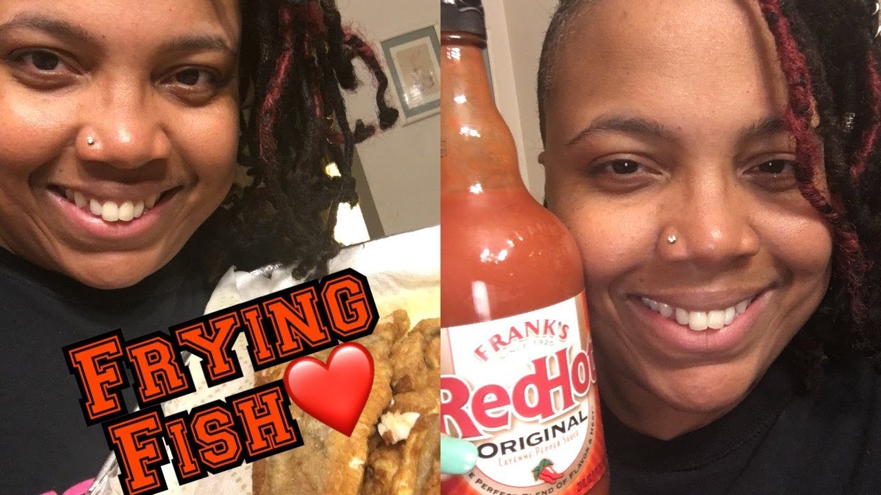 Frying Fish with Franks Red Hot Sauce - YouTube