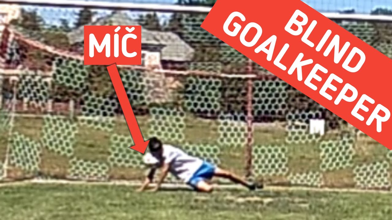 BLIND GOALKEEPER CHALLENGE w/Honza - YouTube