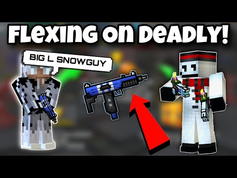 Flexing Social Uzi On Deadly PG3D! | Pixel Gun 3D - YouTube