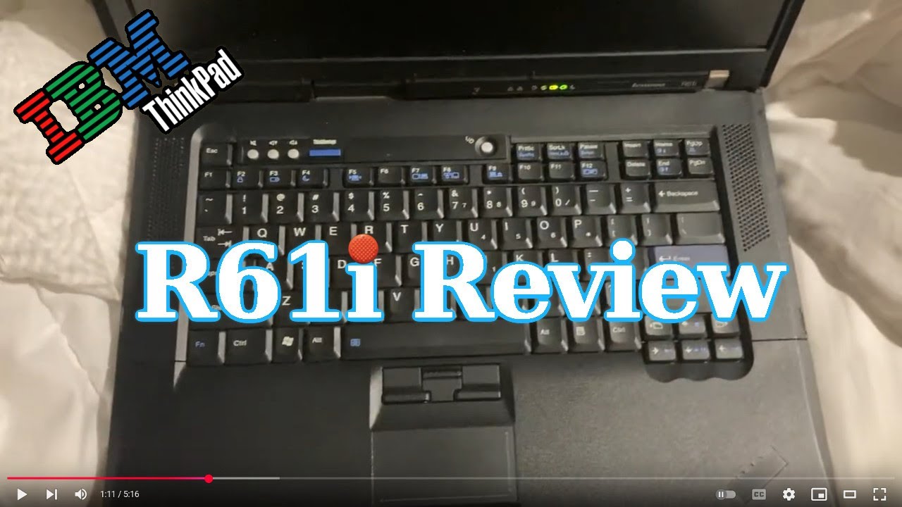 IBM Lenovo ThinkPad R61i Review In January 2025 - YouTube