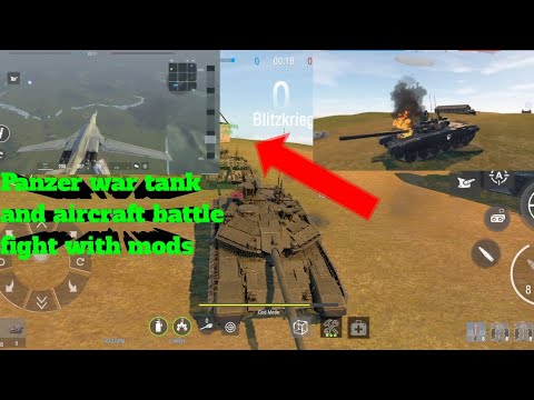 Panzer war tank and aircraft battle fight with game mods of full ...