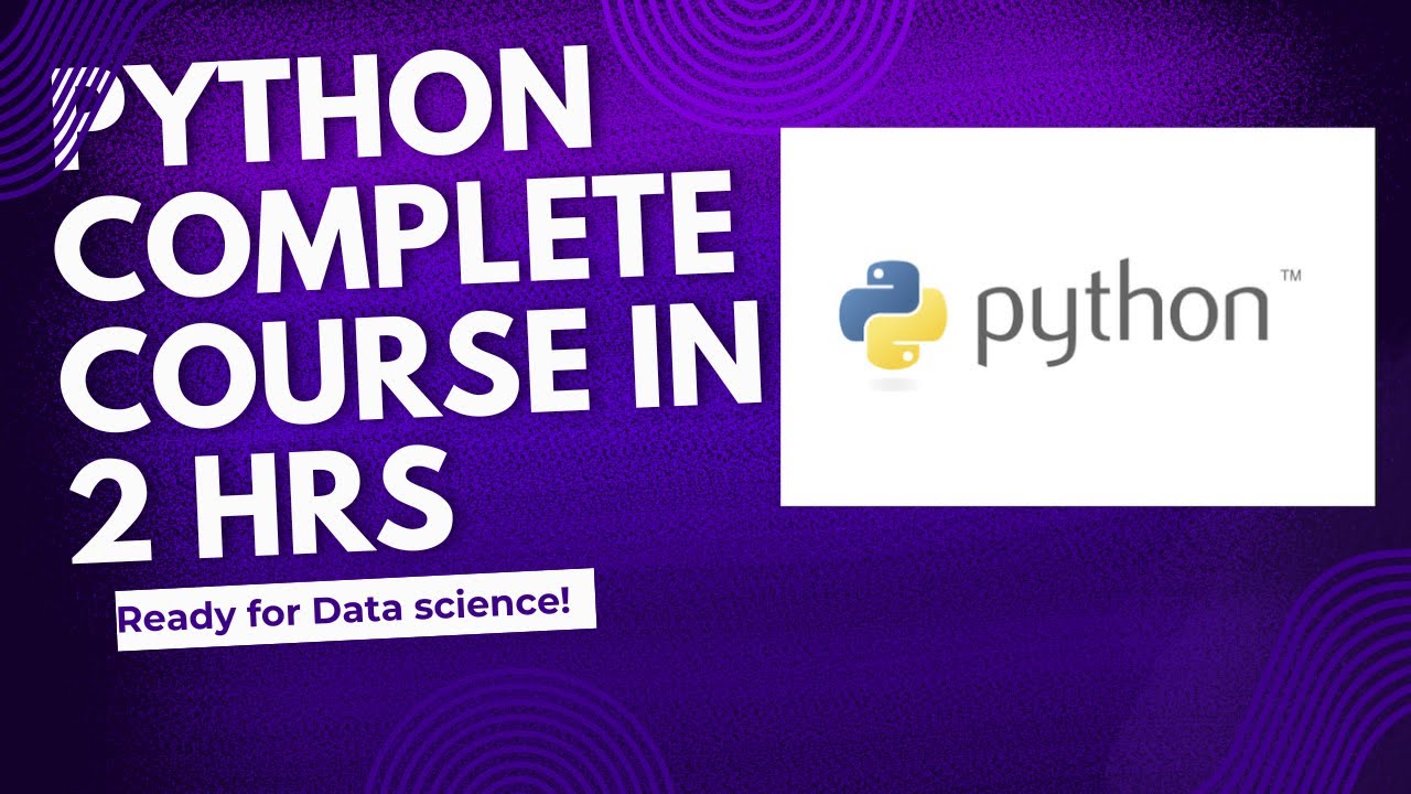 2 Hours to Data Science Career Success with Python Complete Course ...