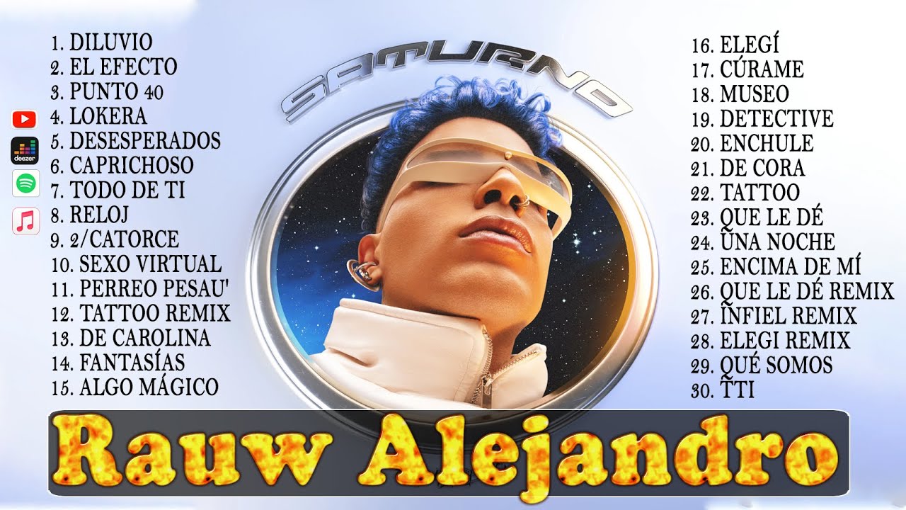 Rauw Alejandro Exitos 2024 🔊 Mix Mejores Canciones de Rauw Alejandro Lo ...