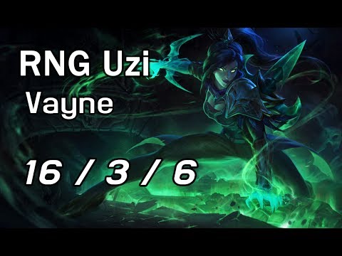 RNG Uzi Vayne 16 / 3 / 6 | KR Solo Q - YouTube