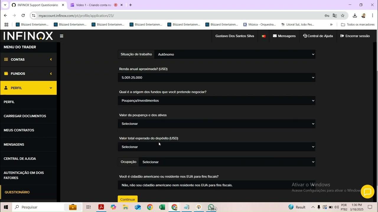 Video 2 Preenchendo Questionario - YouTube