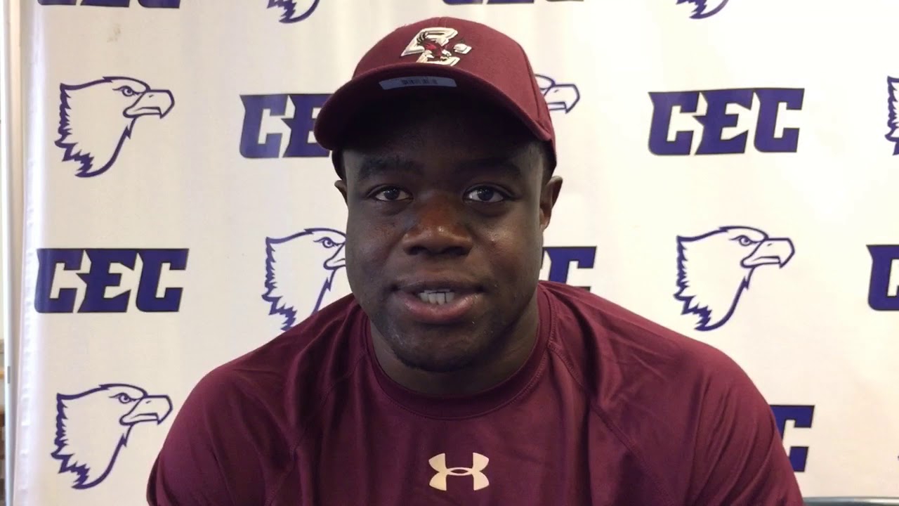 Conwell-Egan's Patrick Garwo discusses Boston College commitment - YouTube