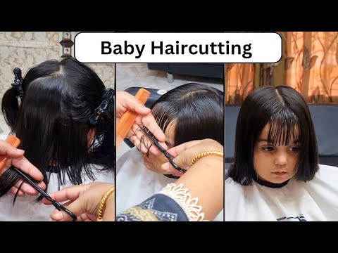Easy Baby Hair Cutting At Home | How to cut baby hairs very simple and ...