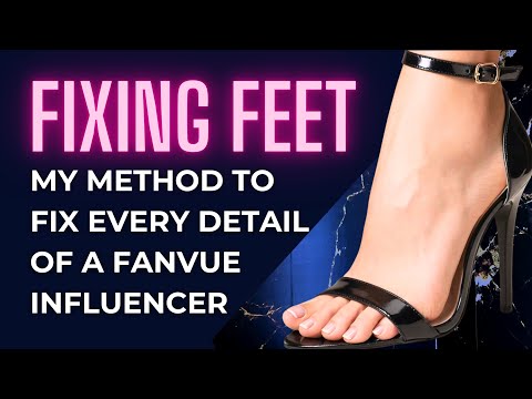 Perfect Feet Editing Technique - Beautiful AI Influencer from head to toe! #aiinfluencer