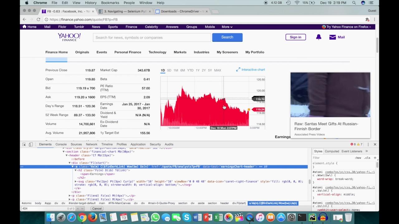 Python Selenium Tutorial - Web Scraping with Selenium - YouTube