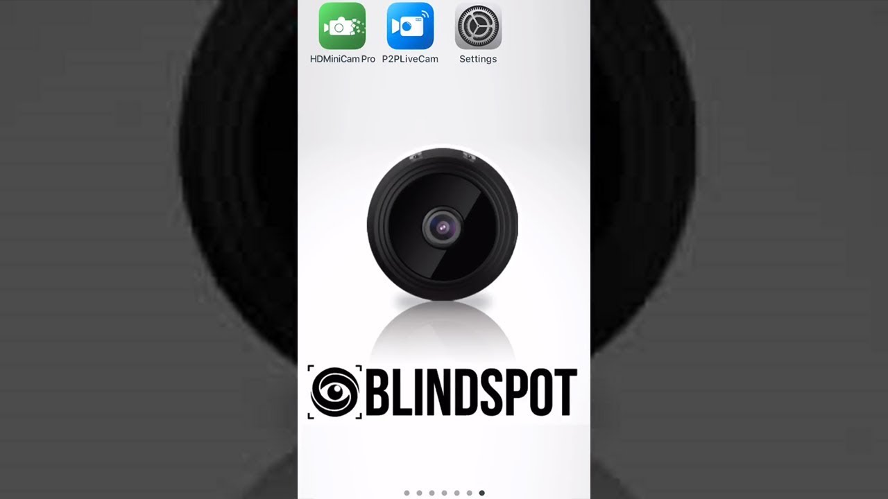 NEW - 2019 *** BLINDSPOT Mini Security Camera Setup Tutorial - YouTube