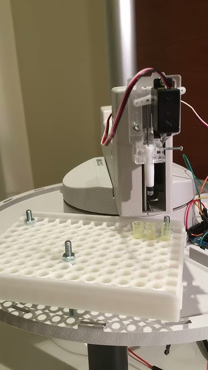 Liquid handling robot pipette tip pickup w/ compressed o-ring expansion - YouTube