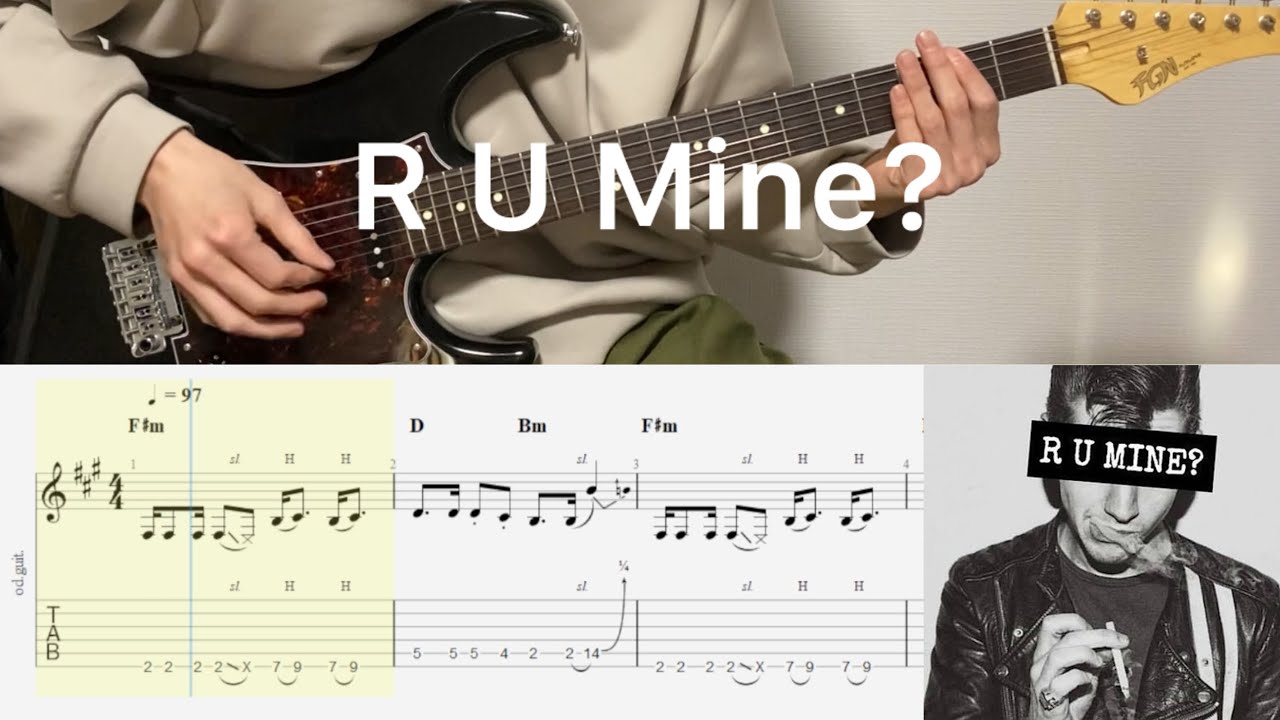 Arctic Monkeys - R U Mine? (guitar cover with tabs & chords) - YouTube