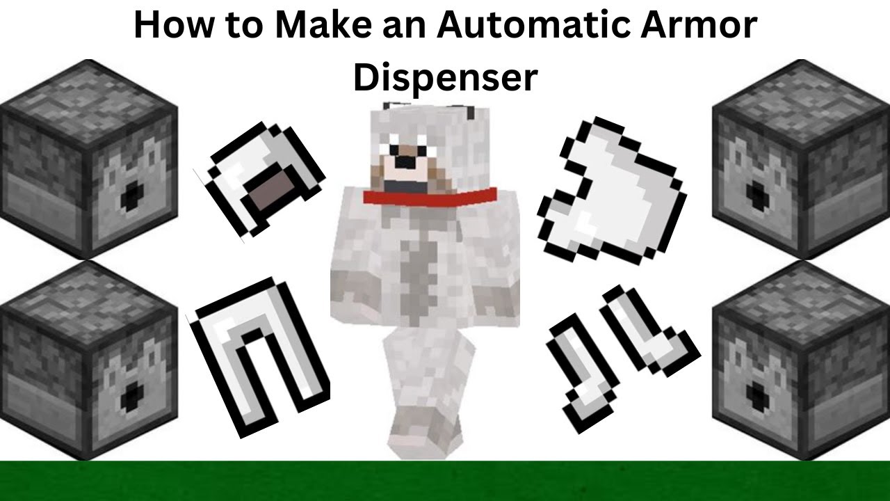 Automatic Armor Dispenser Bedrock edition - YouTube