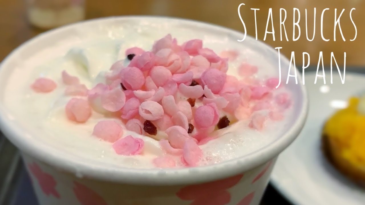 Starbucks Japan Seasonal Sakura Drinks - YouTube
