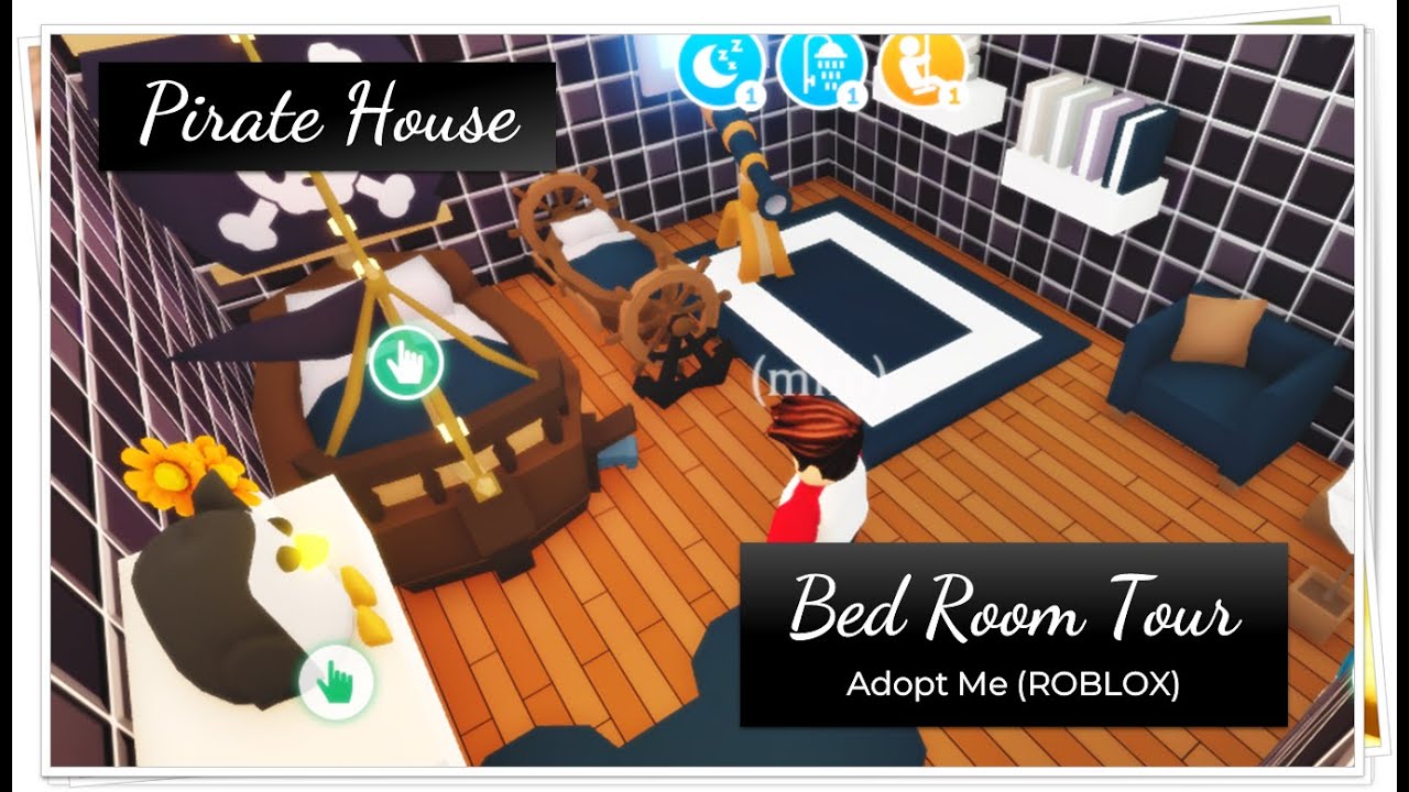 BED ROOM TOUR | Sleep With Your Pet Decoration Ideas | Pirate House ...
