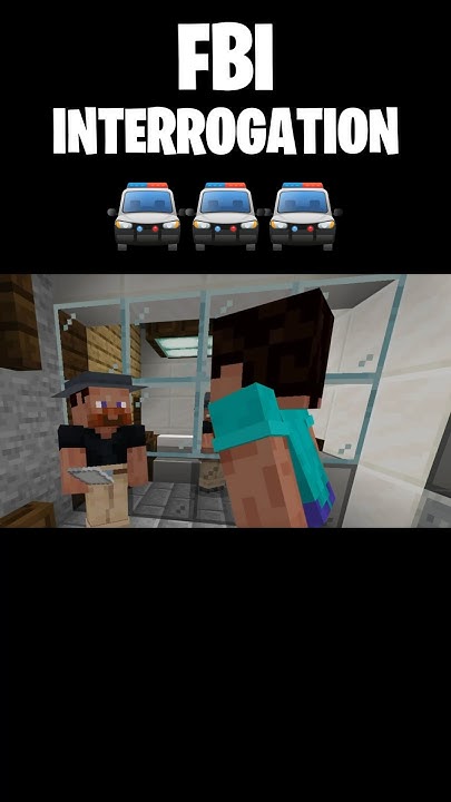 INTERROGATION FOOTAGE #minecraft #shorts - YouTube
