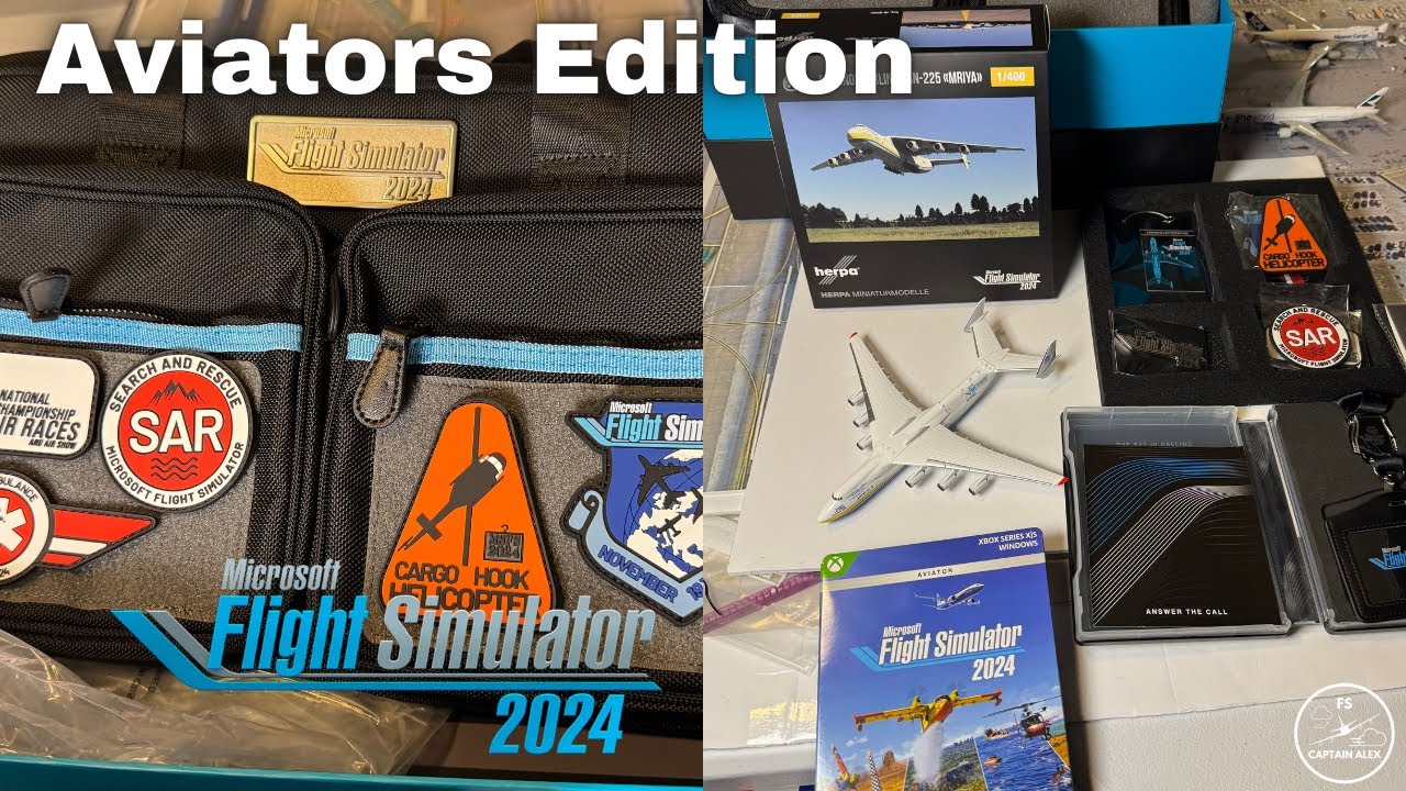 Microsoft Flight Simulator 2024 Aviators Collectors Edition Unboxing ...