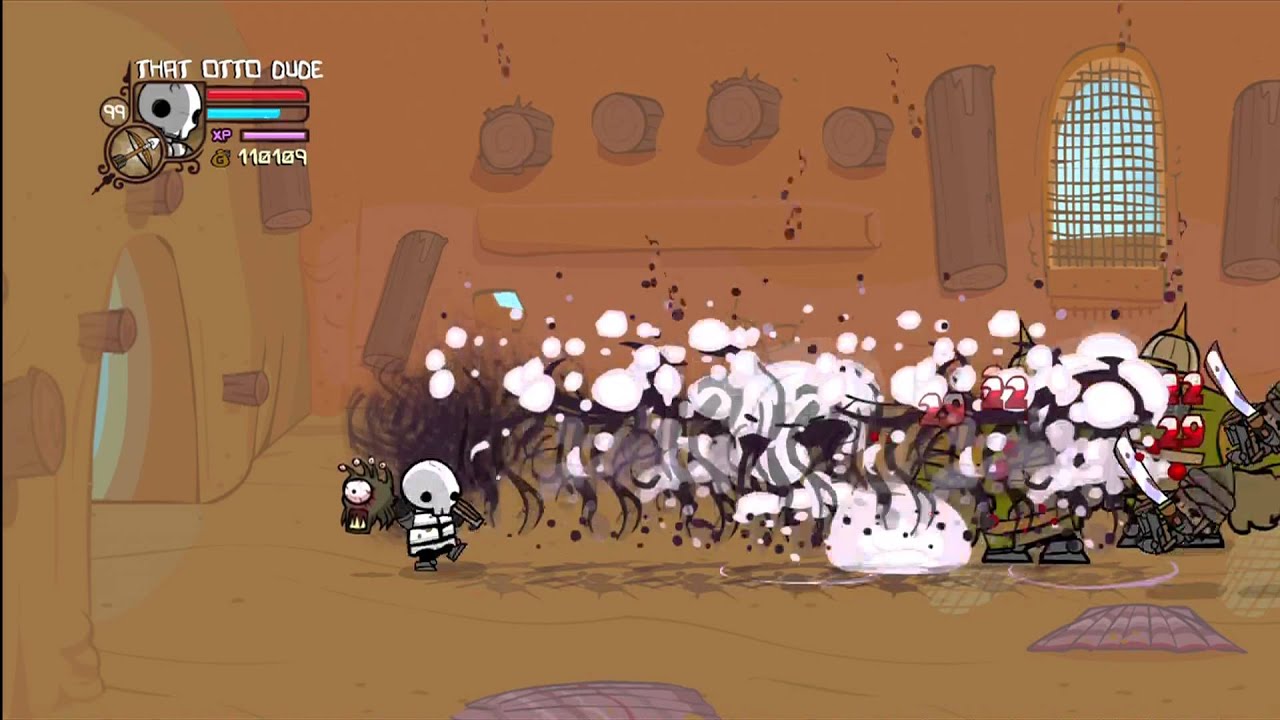 castle crashers solo insane prt21 Skeleton - YouTube