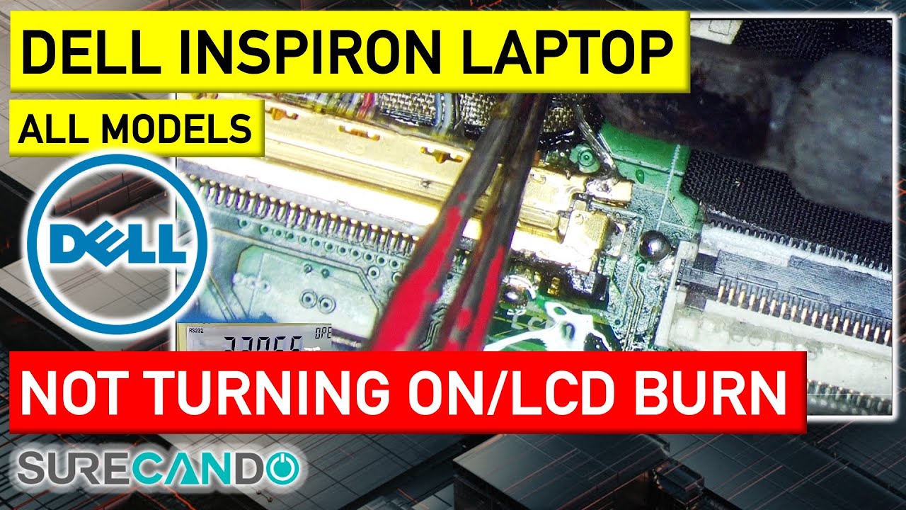 Reviving DELL Inspiron: Fixing Burnt LVDS LCD Connector! - YouTube
