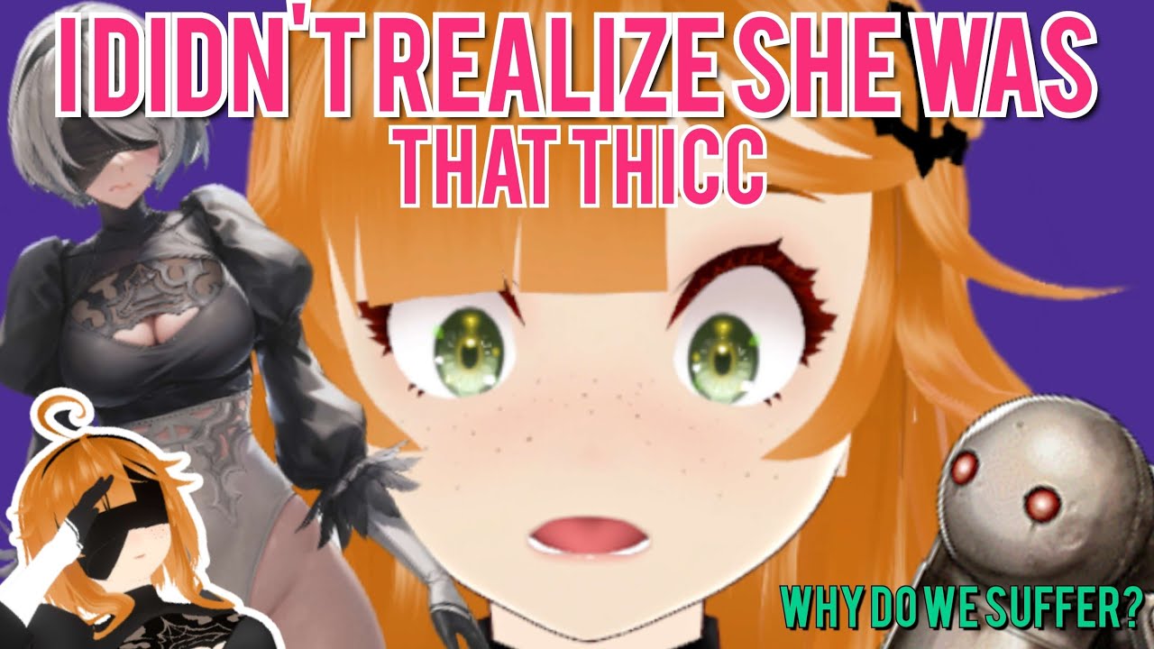 Anime Girl Discovers 2B and Her 300K+ Polygons |Nier Automata| - YouTube