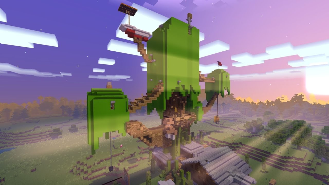Adventure Time Treehouse in MINECRAFT! - YouTube