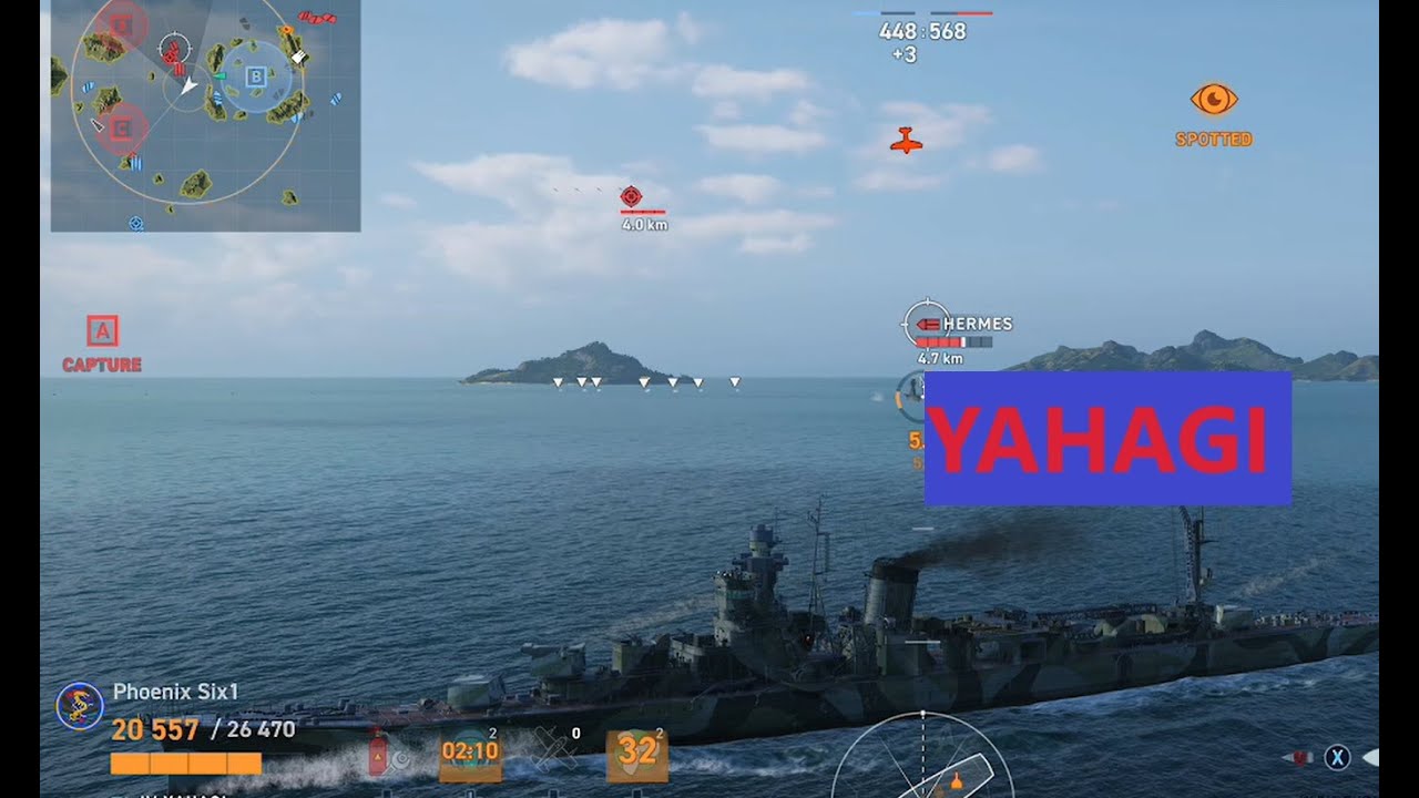 Yahagi - World of Warships Legends - YouTube