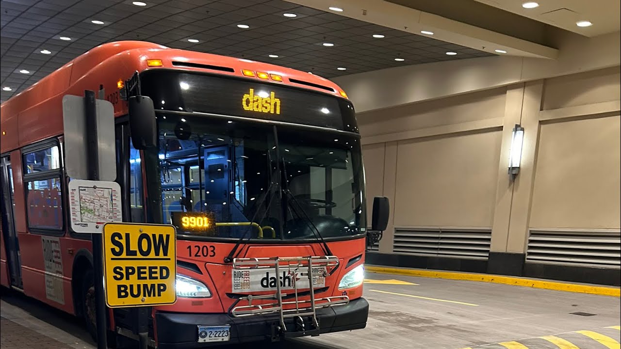 Ride on 2012 XDE35 1203 on route Dash Shuttle to Union Station - YouTube