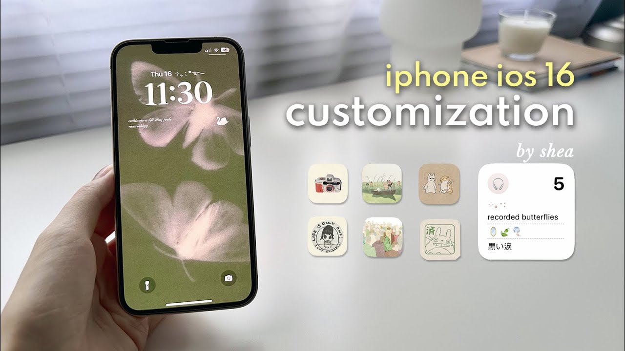 Customise my iPhone 14 💌 aesthetic setup & cute accessories ˖ ꒰ widgets ...