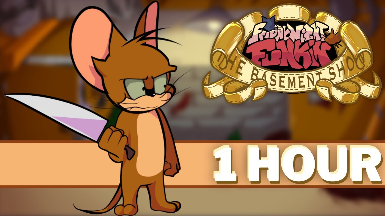VANISHING - FNF 1 HOUR Songs (VS Jerry Tom's Basement Show Tom & Jerry ...