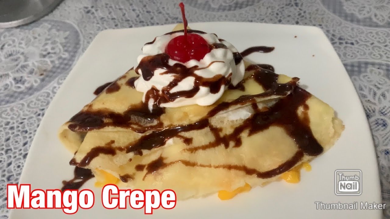 Mango Crepe/Easy Recipe - YouTube