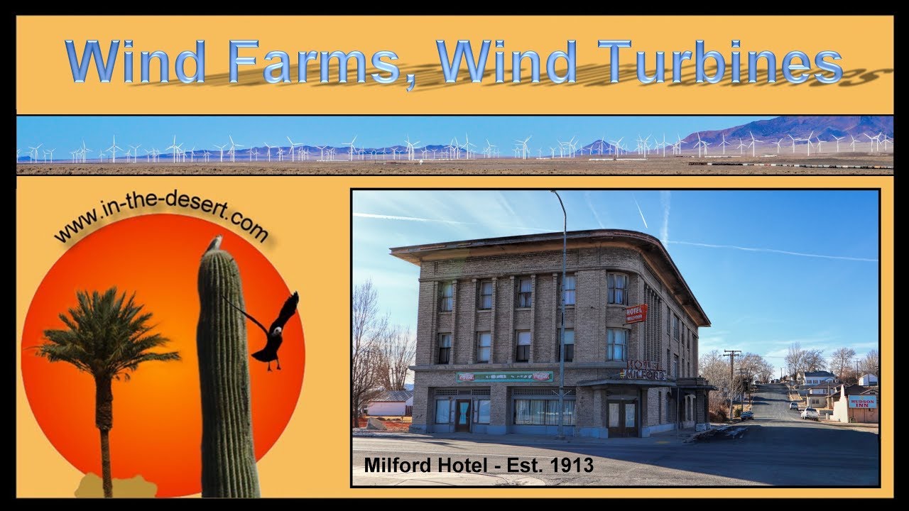 Wind Farms, Wind Turbines, Milford, Utah - YouTube
